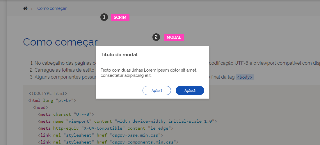 Padrão Digital de Governo - Design System